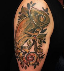 60+ Colorful Chameleon Tattoo Ideas – Designs That Will Make You Smile