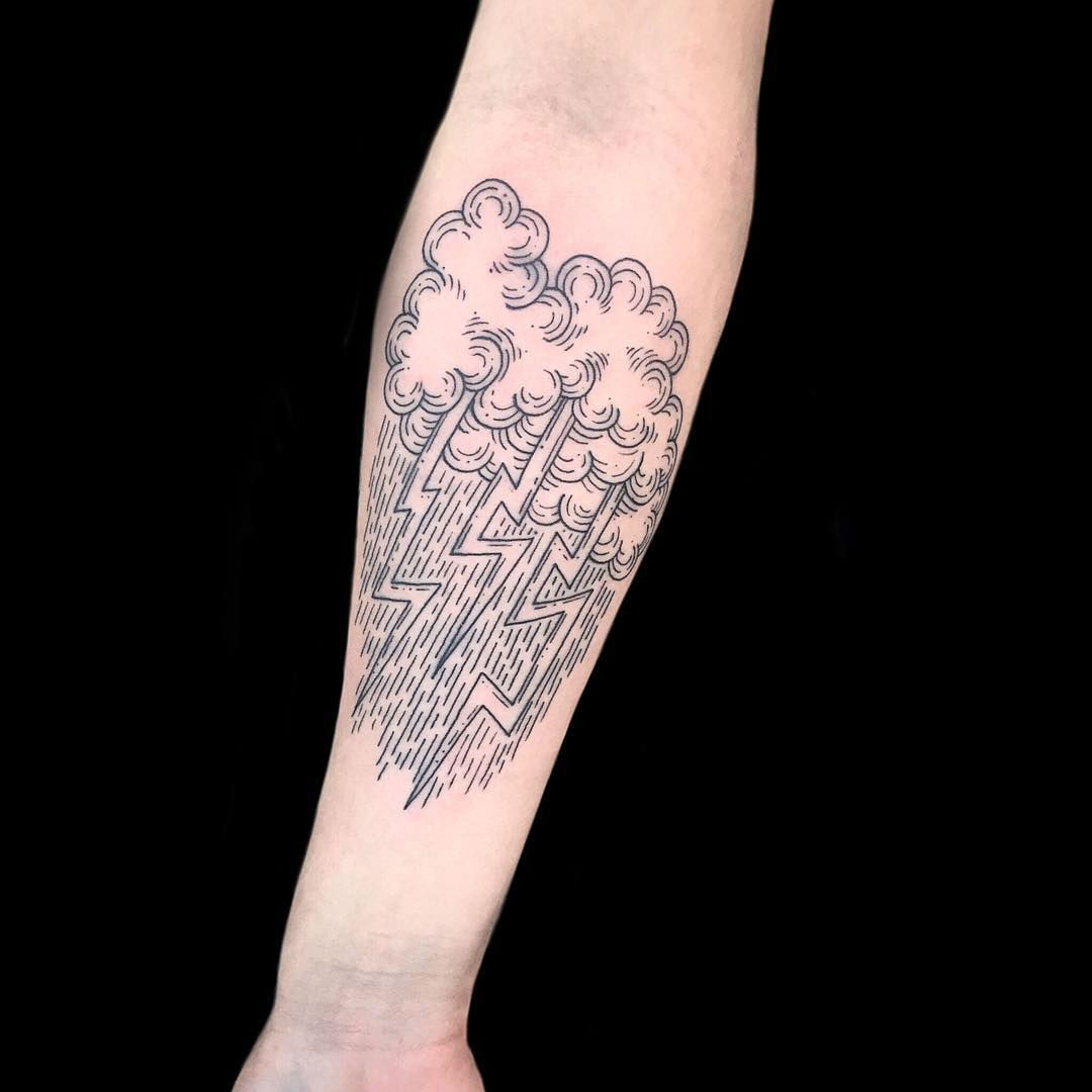 105+ Best Cloud Tattoo Designs & Meanings - Love is in the Air (2019)