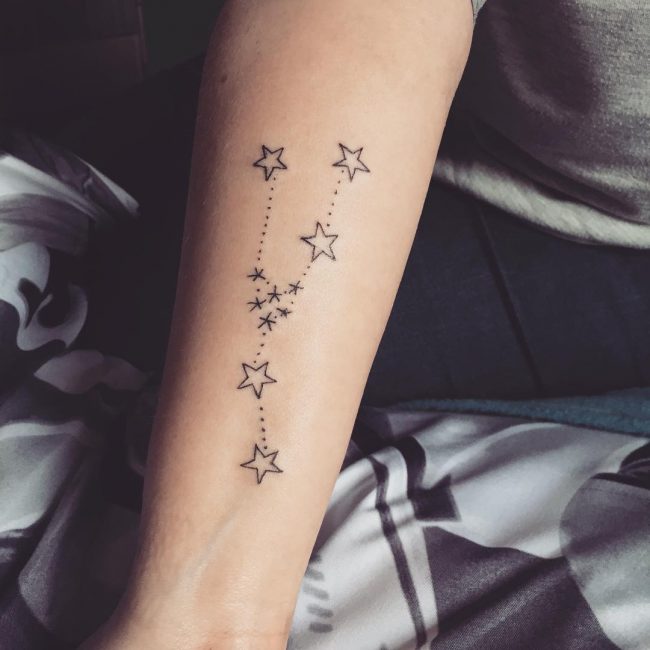 70+ Lovely Constellation Tattoo Ideas - Meet the Mysteries of the Universe