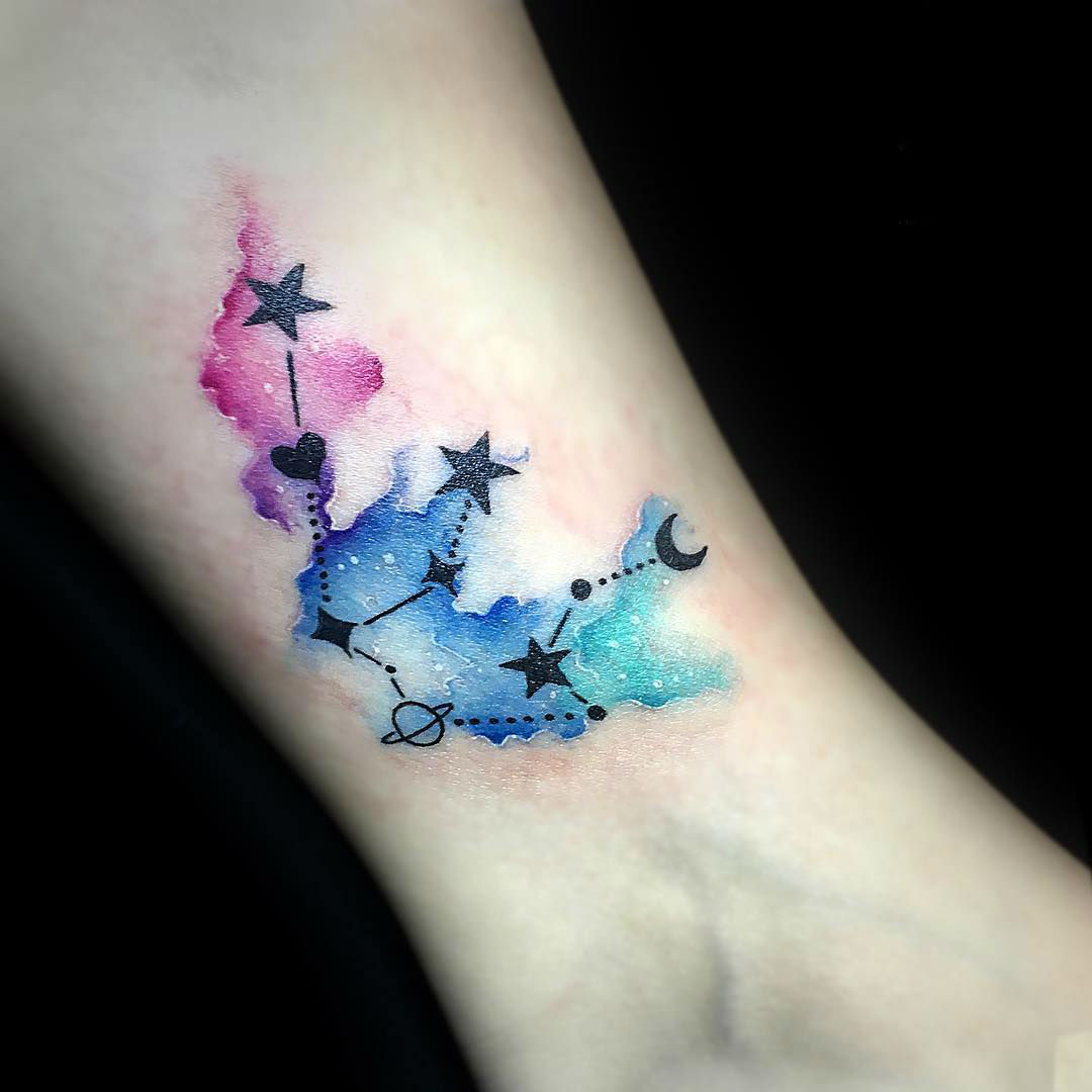 70+ Lovely Constellation Tattoo Ideas - Meet the Mysteries of the Universe