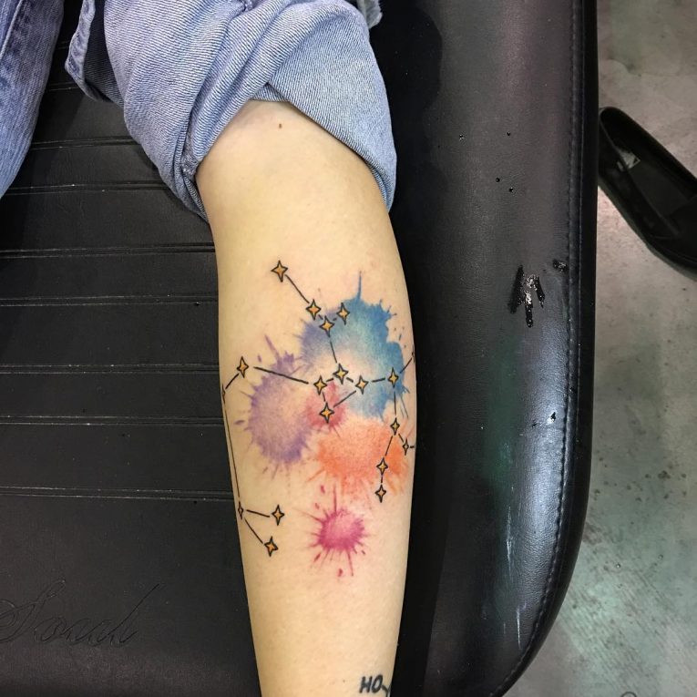 70+ Lovely Constellation Tattoo Ideas - Meet the Mysteries of the Universe