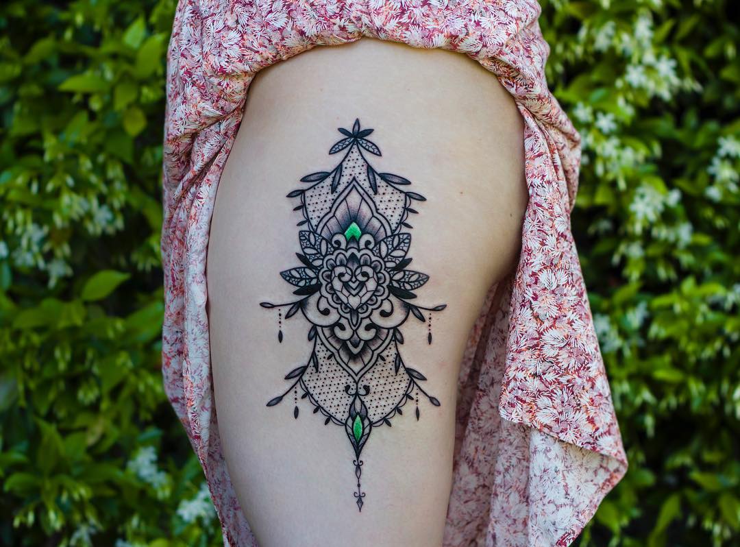 95+ Cute Lace Tattoo Designs – You Have Never Been So Pretty Before