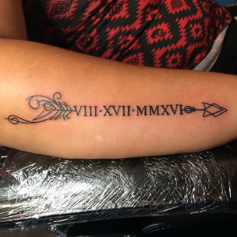 Más de 70 Mejores Diseños y Significados de Tatuajes con Números ...
