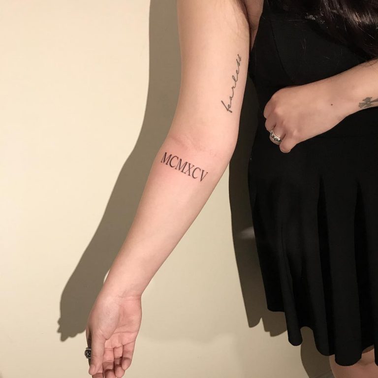 Más de 70 Mejores Diseños y Significados de Tatuajes con Números ...