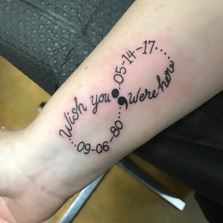 60+ Encouraging Semicolon Tattoo Ideas - Using Body Art to Give Hope