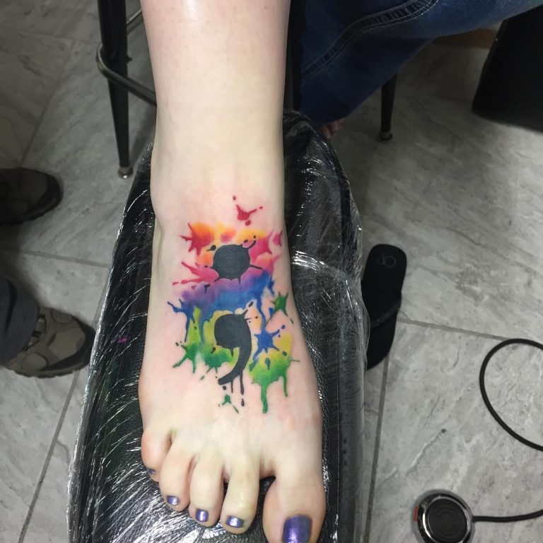 60+ Encouraging Semicolon Tattoo Ideas - Using Body Art to Give Hope
