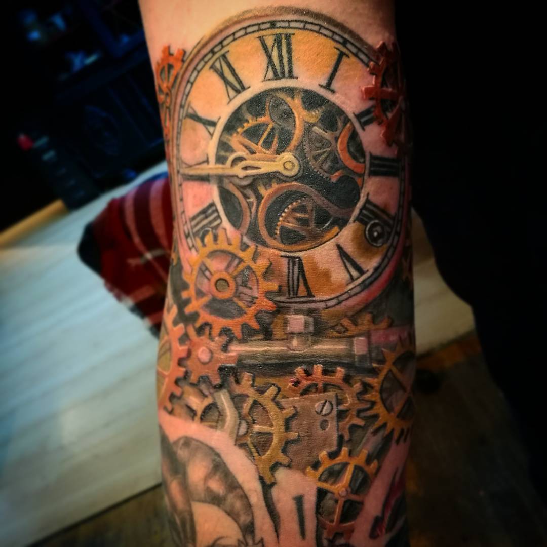 100+ Fantastic Steampunk Tattoo Designs - The Steamy & Mechanics Affair