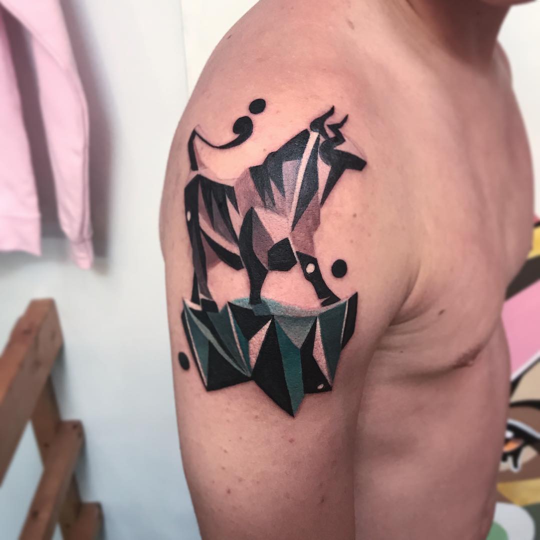 70+ Astrological Taurus Tattoo Designs - Strong-Willed Zodiac Sign (2019)