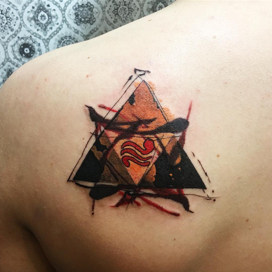 85+ Mighty Triforce Tattoo Designs & Meaning - Discover The Golden Power