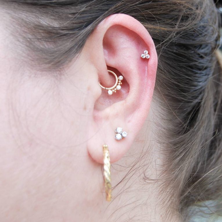 The Edgy Cartilage Piercing - 60 Best Ideas & Rules[2019]