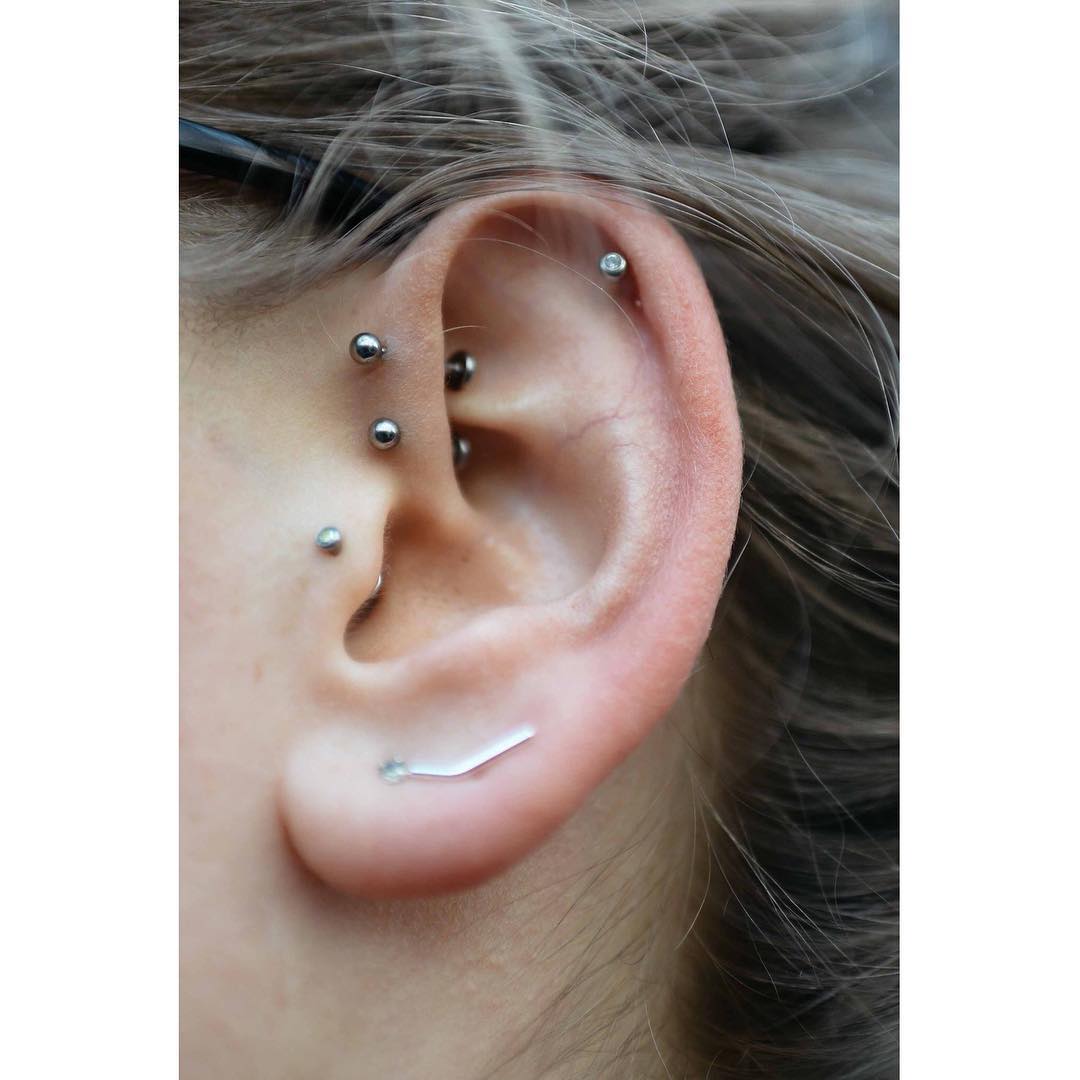 The Edgy Cartilage Piercing - 60 Best Ideas & Rules[2019]