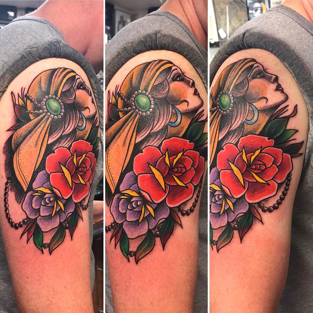 65 Enchanting Gypsy Tattoos - Designs and Meaning[2019]