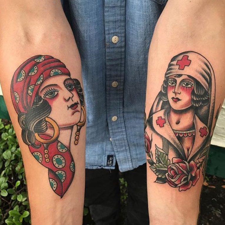 65 Enchanting Gypsy Tattoos - Designs and Meaning[2019]