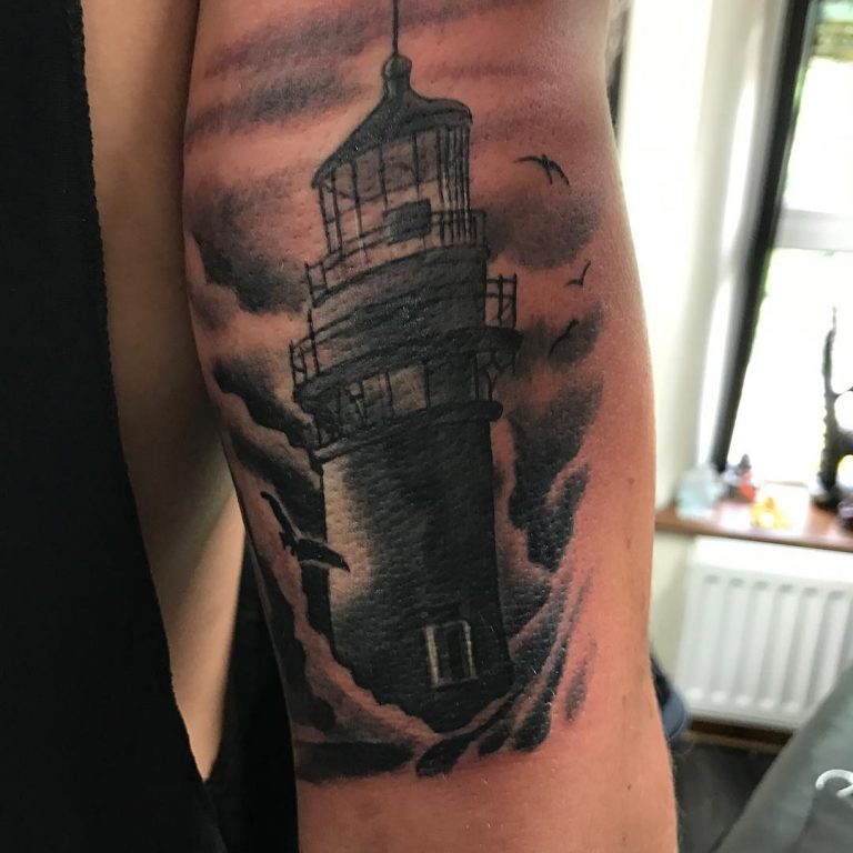 130 Best Lighthouse Tattoos - Keep Making Your Way[2019]