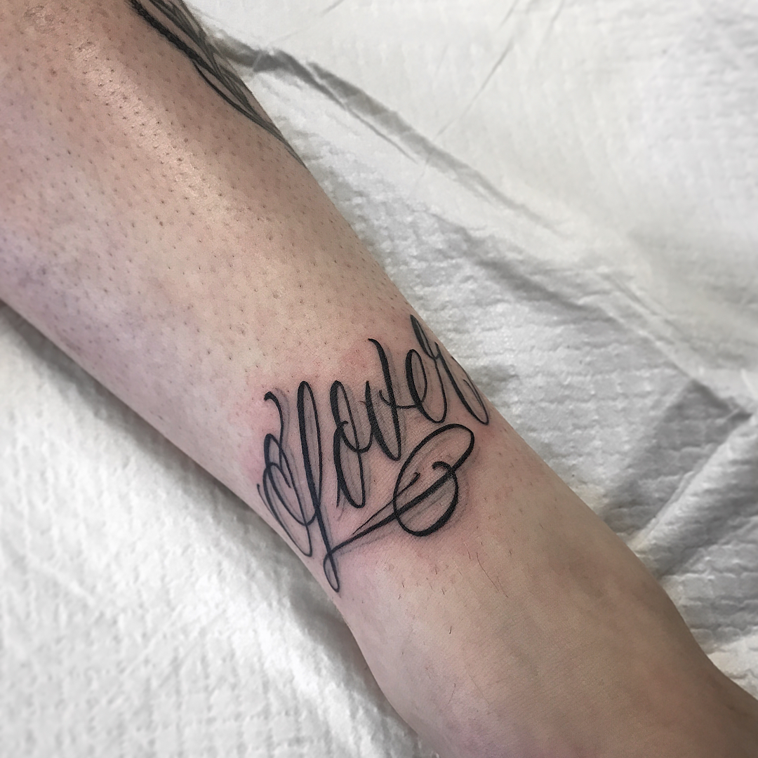 100+ Inspiring Script Tattoos - You Life Story [2019]
